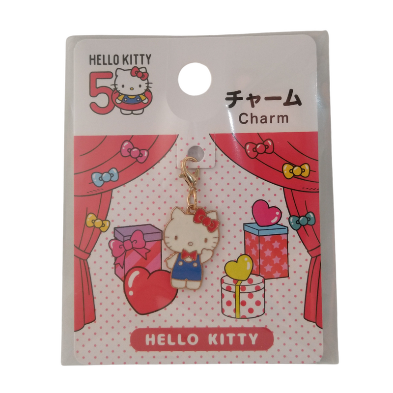 Chaveiro Charm Sanrio Hello Kitty 50th - LOJAJPKAISO