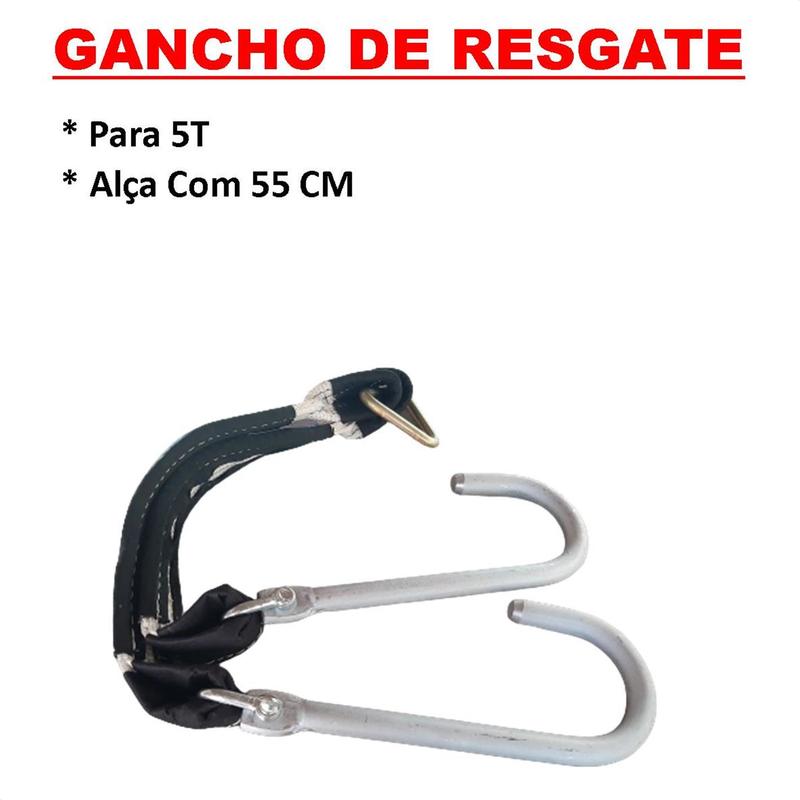 GANCHO DE RESGATE PARA 5 TON - LOJA DO GUINCHO