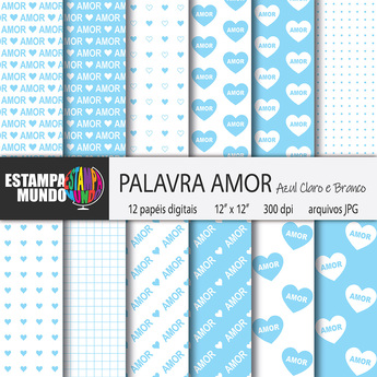 Papel Digital Marrom e Branco - Estampa Mundo - Estúdio Criativo